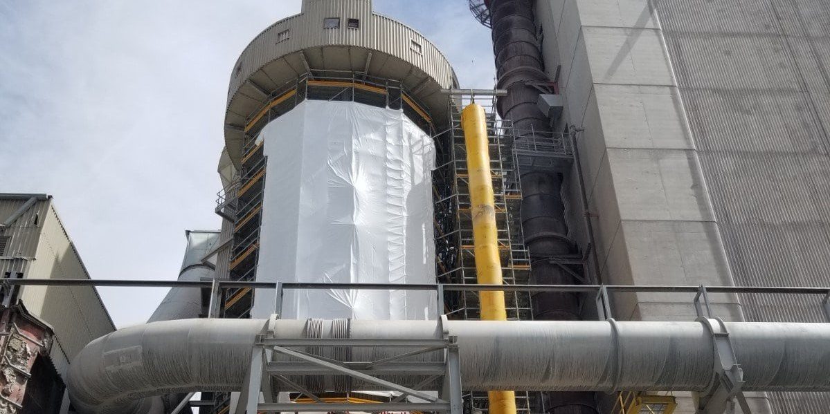 Industrial Scaffold, Shrink Wrap and Garbage Chute | True North Scaffold